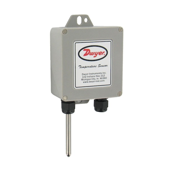 Dwyer Instruments Outside air temperature sensor, Pt100 Ohm RTD. O-4D | Zoro